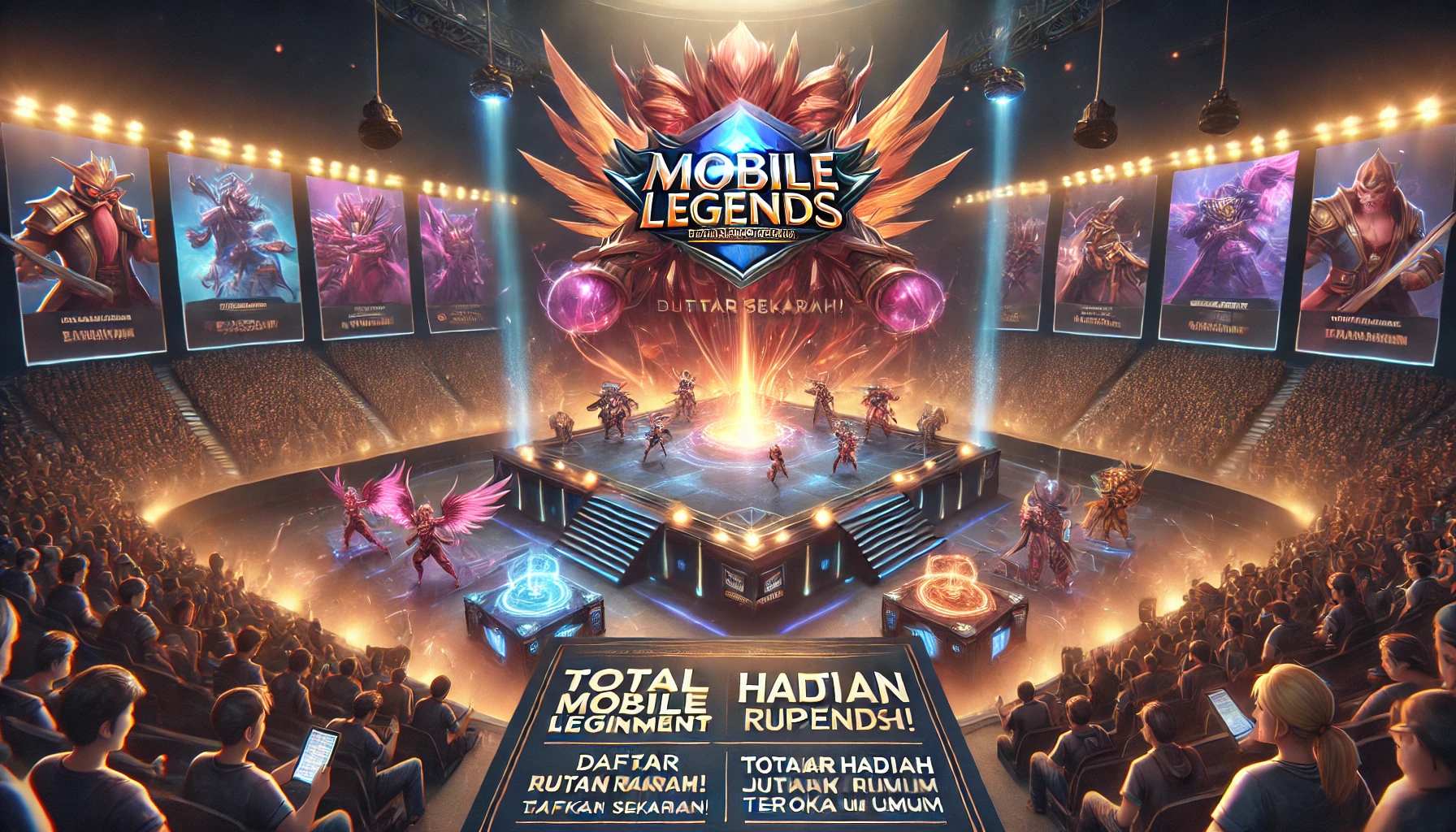 Pamflet Turnamen Mobile Legends Keren Biar Ramai Peserta